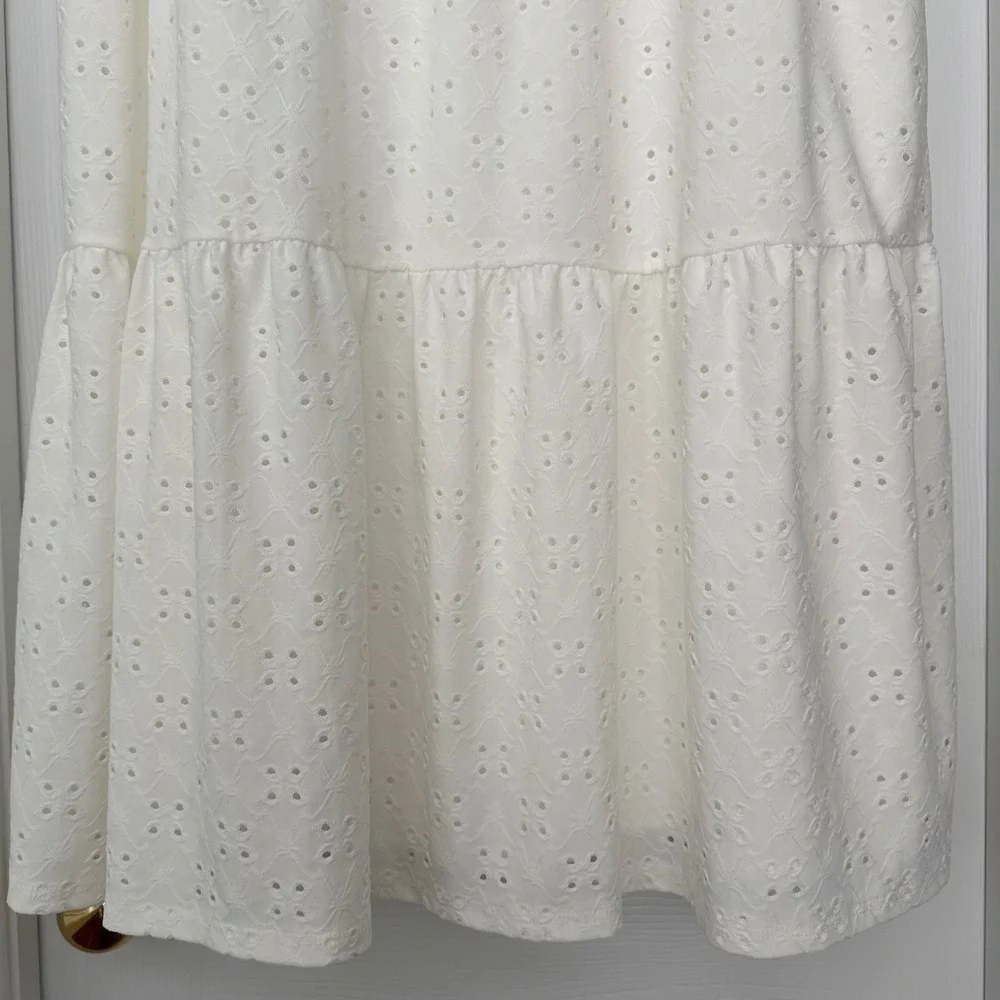 Roolee | Dresses | Roolee White Eyelet Tiered Leonora Dress Coastal ...